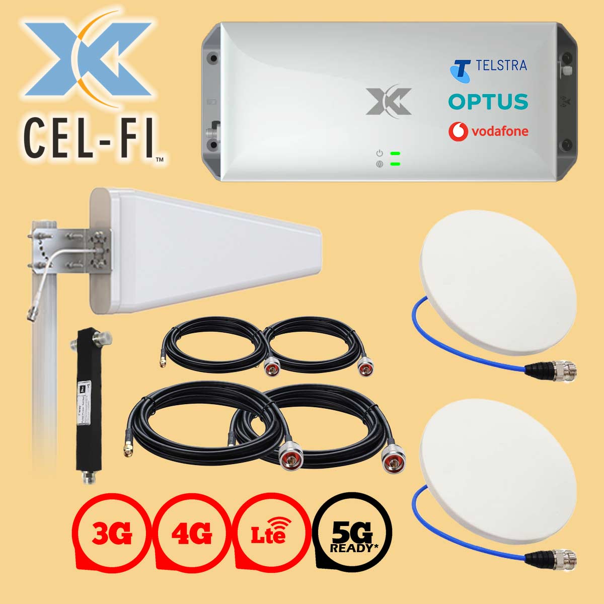 Cel-Fi G41 DUAL KIT Cellular Coverage Repeater (Celfi) - — CB Radio ...