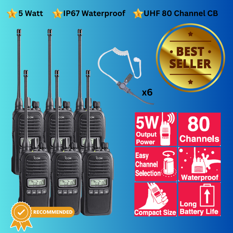 Icom IC-41 Pro UHF CB Portable Handheld Two Way Radio - — CB Radio ...
